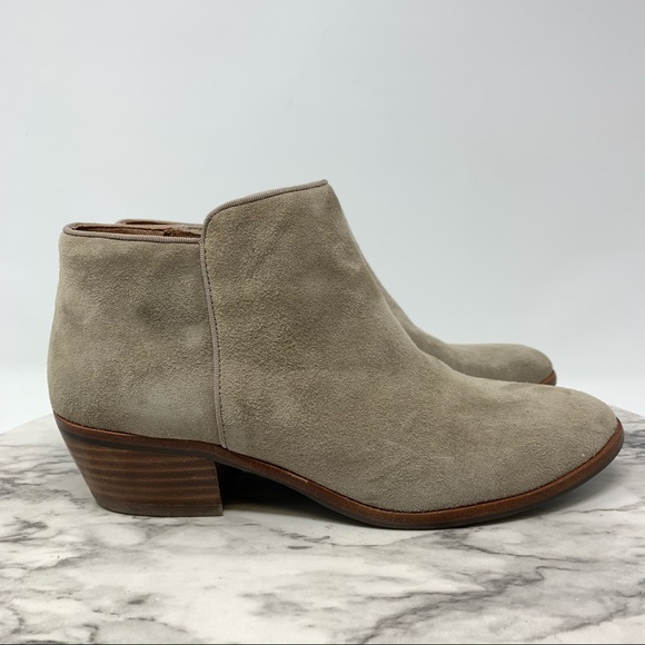 Sam Edelman | Shoes | Sam Edelman Petty Taupetan Suede Bootie 6 Classic ...